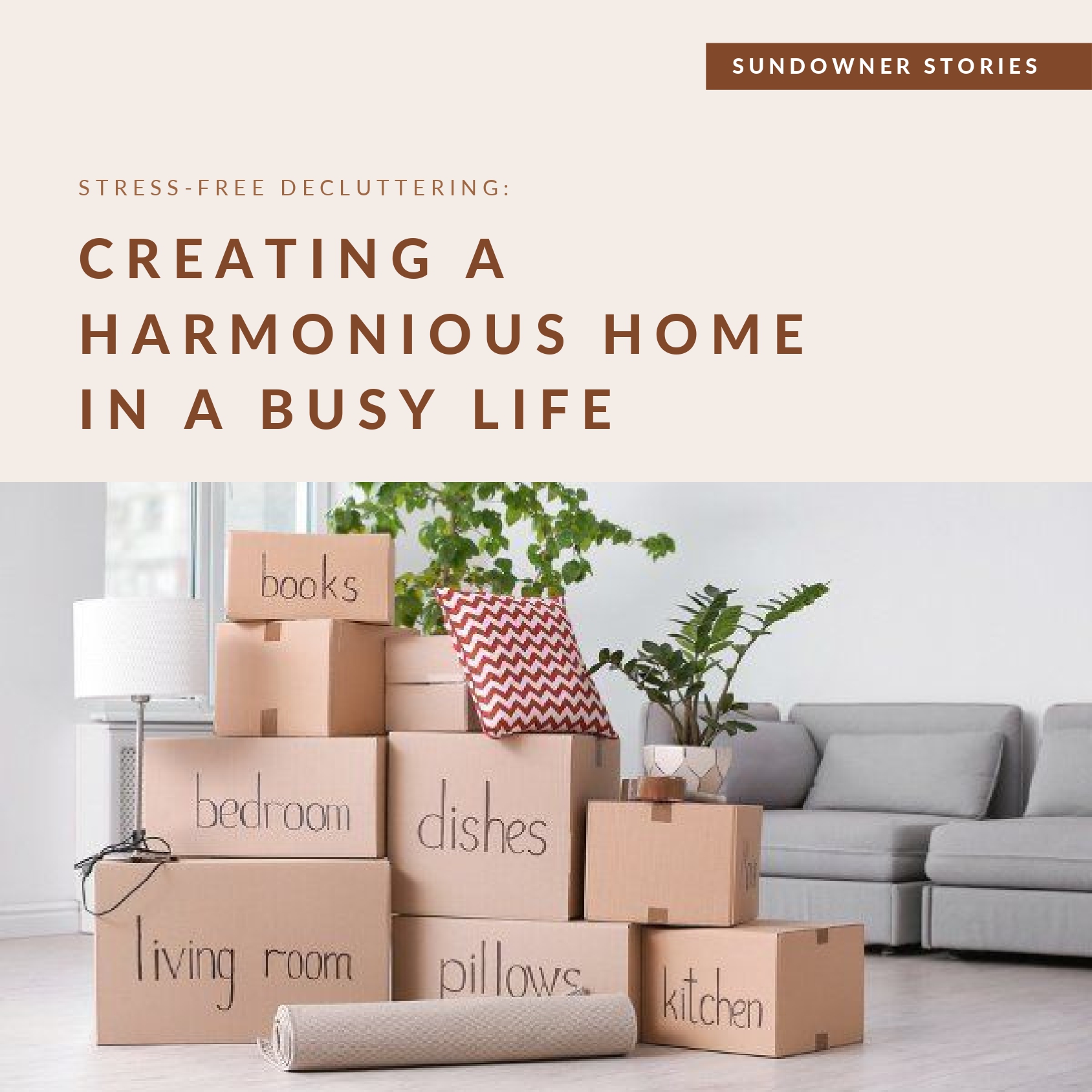 Stress-Free Decluttering Creating a Harmonious Home in a Busy Life ...